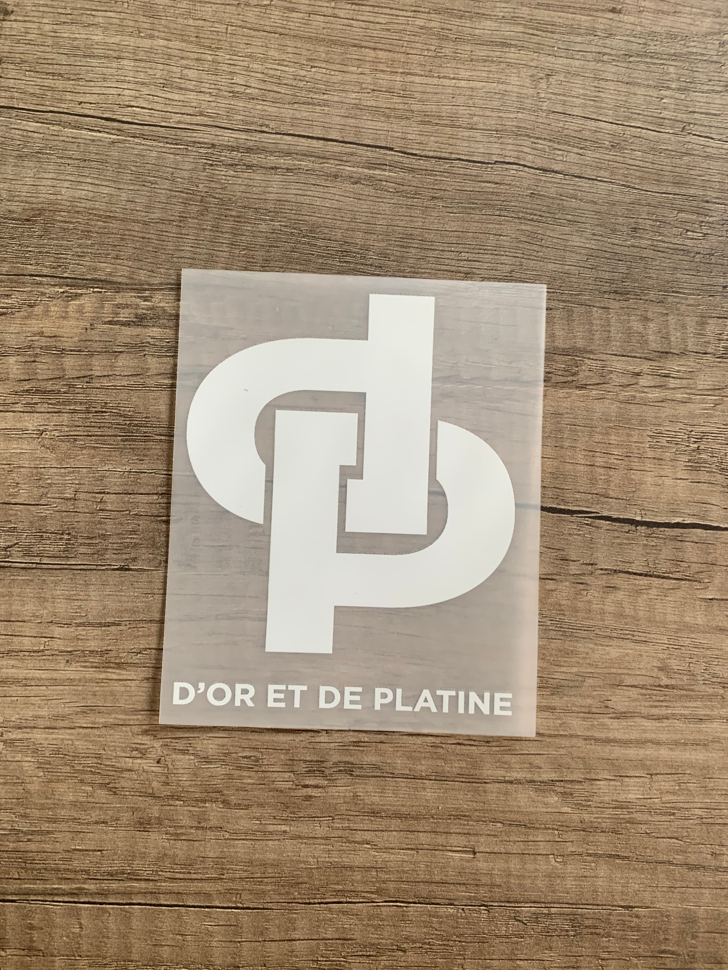 Patch officiel - D'Or & Platine – Le Bon Flocage